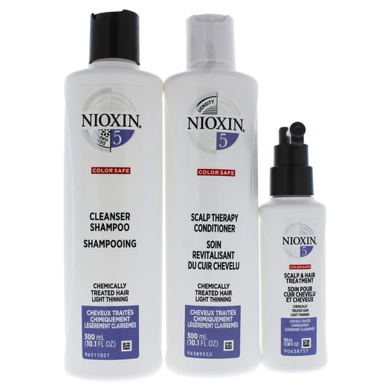 Nioxin - Nioxin System 5 Starter Kit - Cleanser 10oz, Therapy 10oz and ...