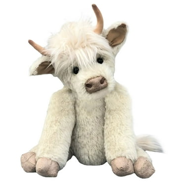 10" Highland Cow Stuffed Animal Plush Toy Brown - Walmart.com