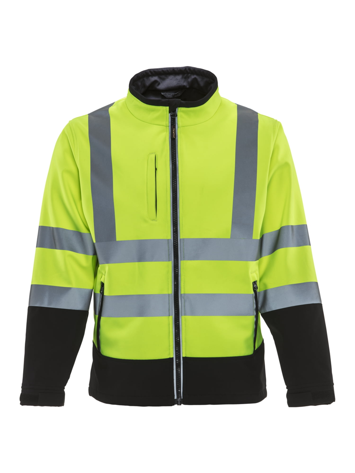 RefrigiWear Men's High Visibility Softshell Safety Jacket with ...