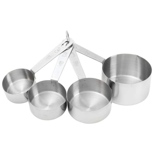 Chef' s Secret® 4pc T304 Stainless Steel Measuring Cup Set - Walmart.com