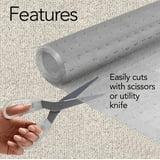 Heavy Duty Catalina Home Clear Vinyl Non-Slip Carpet Protector Floor ...