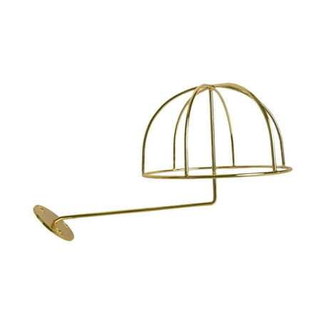 Metal Wire Hat Cap Storage Holder Cap Display Rack Wall Mounted Dome ...
