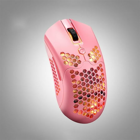 X2 2.4g Wireless Gaming Mouse Hollow Honeycomb Rechargeable 12000dpi 7 ...
