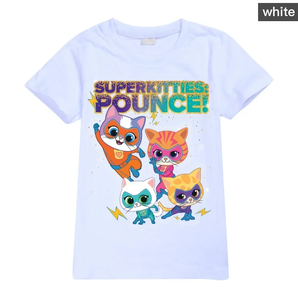 Click here for Fanjiahuan Anime Super Cats T Shirt Kids Superkitt... prices