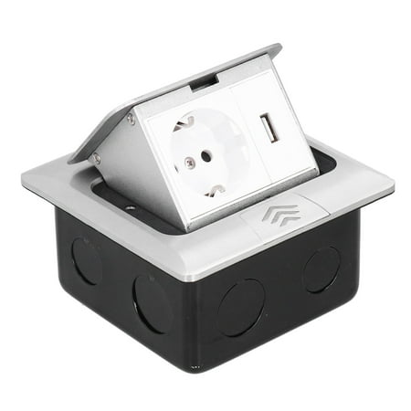 Embedded Floors Socket, USB Interface Floor Electrical Outlet Flame ...