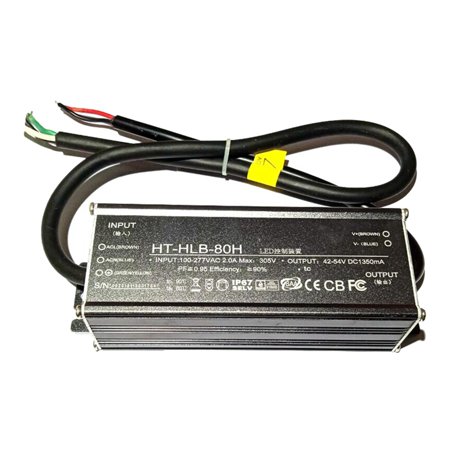 80W Driver Power Supply Short Circuit Protection Waterproof Adapter Low ...