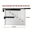 EDMBG, Paper Cutter, 18" cut length x 15" metal base, Guillotine Style ...