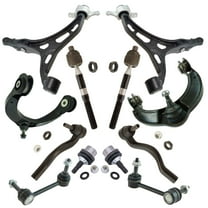 TRQ 12 pc Steering & Suspension Tie Rods Ball Joints End Links Strut ...