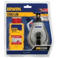 Irwin Strait-Line 10 oz. Chalk Line Reel 100 ft. - Walmart.com