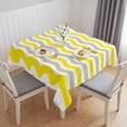 Abstract Water Ripple Art Table Cloth 60x60in, Waterproof Square ...