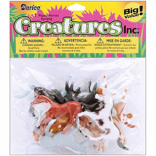 Plastic Horses 2In 8Pk - Walmart.com - Walmart.com