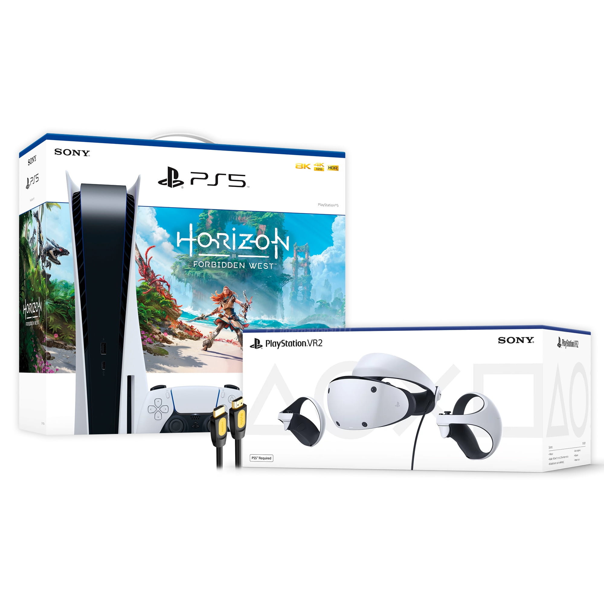 PlayStation 5 Horizon Forbidden West & PSVR2 Deluxe Combo, VR2 Headset ...