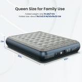 IDOO Queen Size Air Mattress with Built-in Pump, Waterproof Flock, Supports 650 lbs - Walmart.com