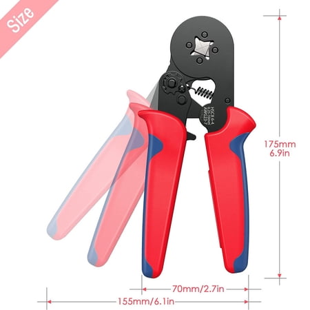 CARBONLIKE Portable Professional AWG23–10 Crimping Pliers with Self ...