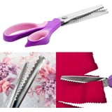 Professional Pinking Shears, Stainless Steel Zigzag Scissors for ...