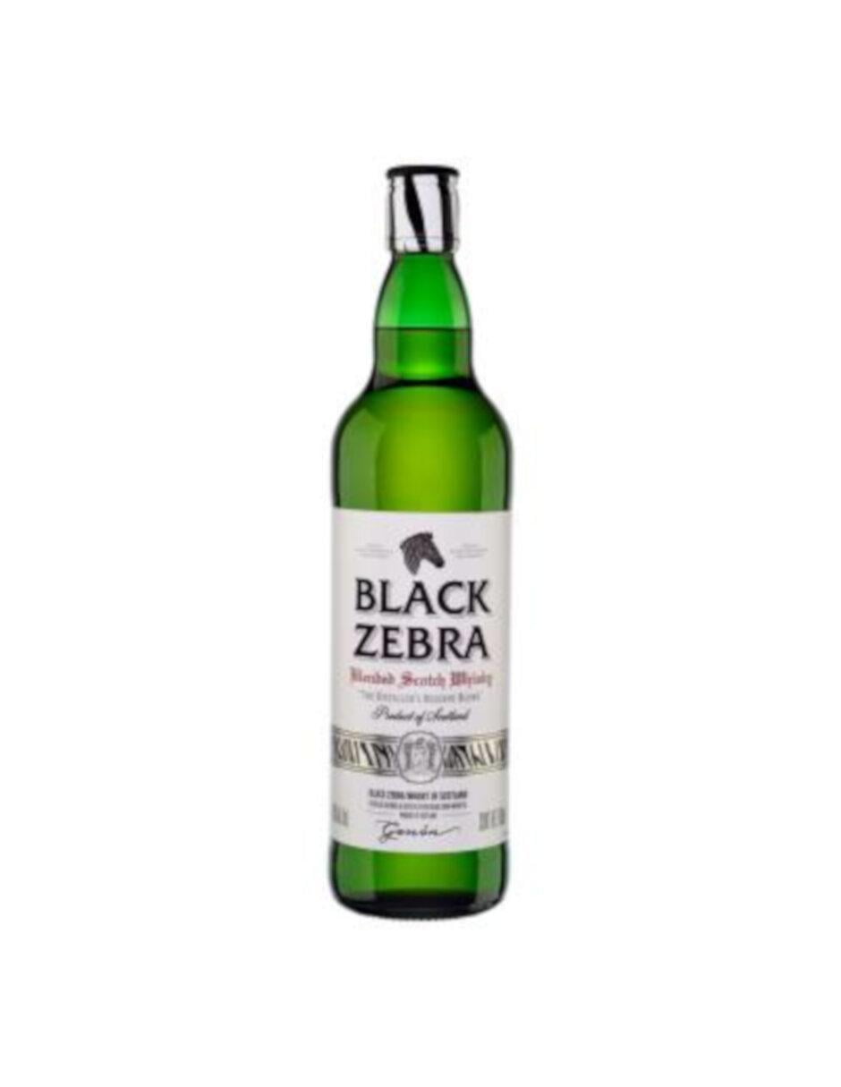 Paquete de 3 Whisky Black Zebra 750 ml | Bodega Aurrera en línea