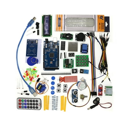 Mega 2560 R3 Starter Kit Motor Servo RFID Ultrasonic Ranging Relay LCD ...