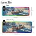 Large RGB Wireless Charging Mouse Pad Three Lovable Chipmunks14 LED ...