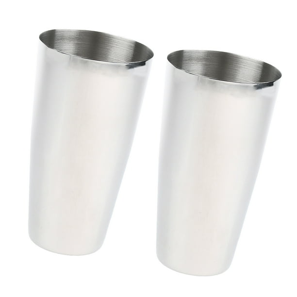 2 Pieces of Stainless Steel Cup Malt Drink Mixer Mixing Cup, Commercial ...