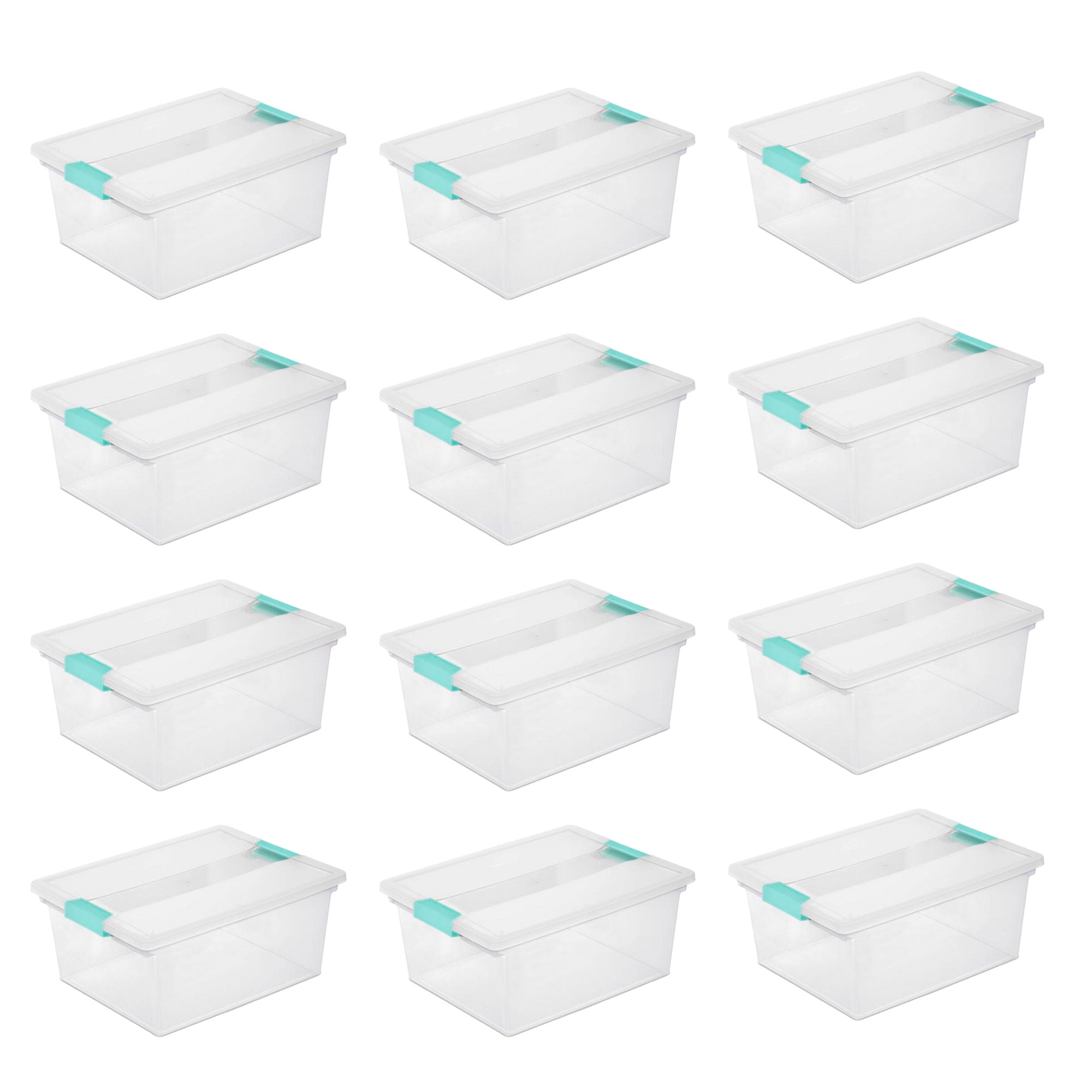 Click here for Sterilite Deep Clear Plastic Storage Bin W/ Clear... prices