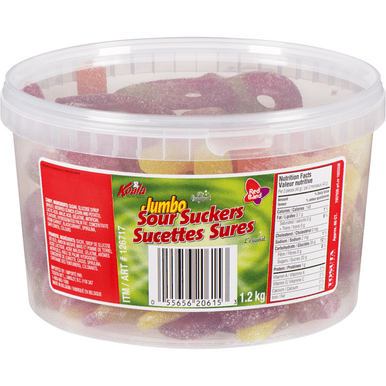 TOSUTA Sour Soothers Candy, Jumbo 60 ea - Walmart.ca