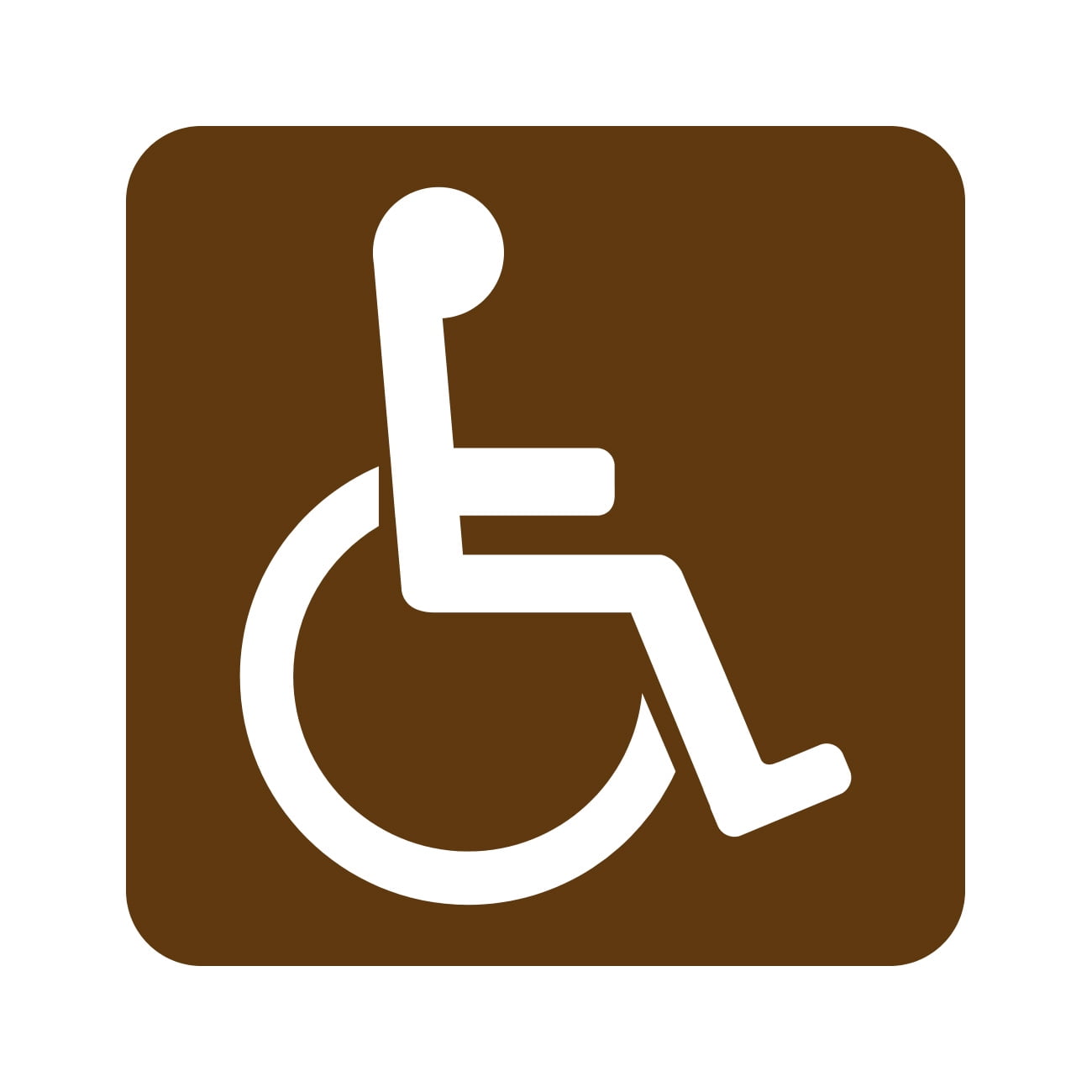 Handicap Sticker Decal Die Cut - Self Adhesive Vinyl - Weatherproof ...