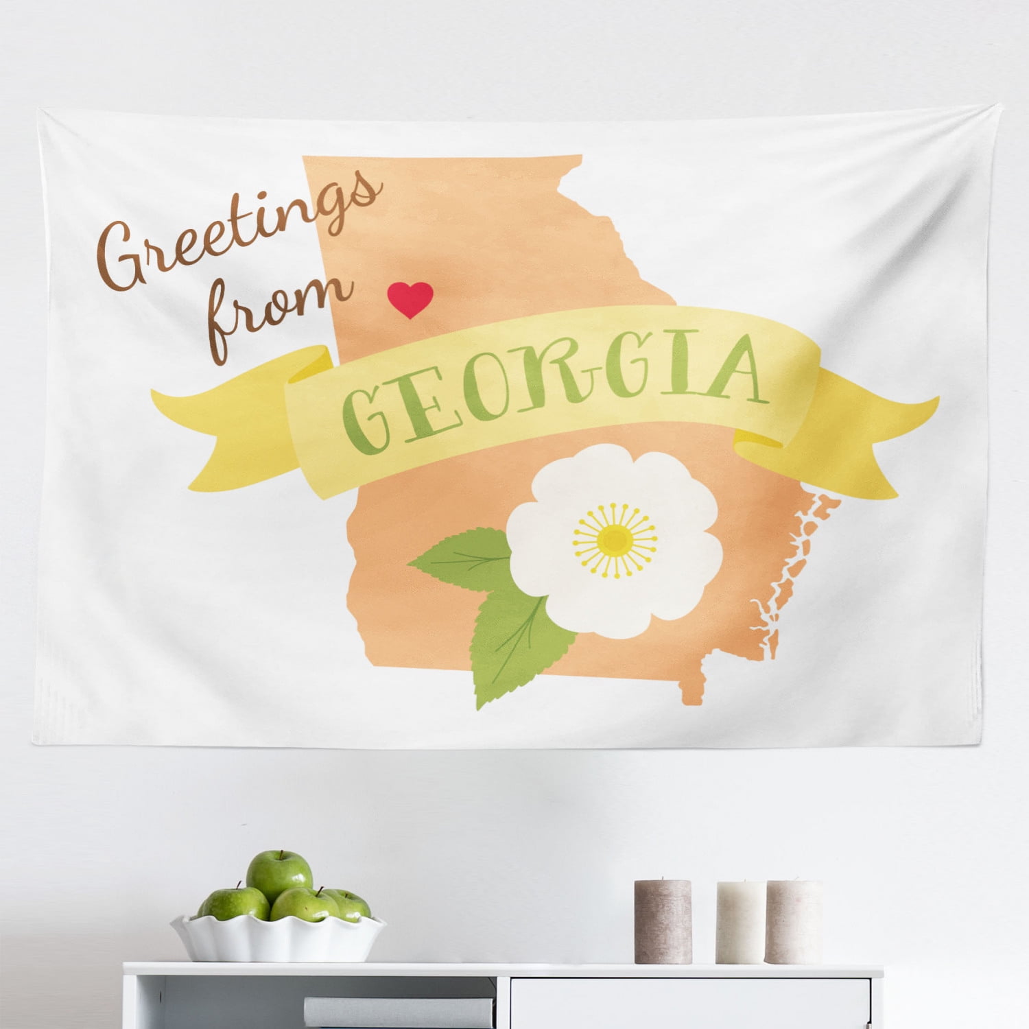 Georgia Tapestry, Welcome to Atlanta Retro Concept Old Classic Car and ...