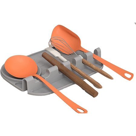In 1 Silicone Spoon Rest Kitchen Utensil Rest Ladle Kitchen Utensils ...