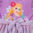 Disney Princess Girls Romper Rapunzel Graphic Jumpsuit with Tulle Skirt ...