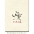Deep Red 2" x 2" Cling Stamp - Walmart.com