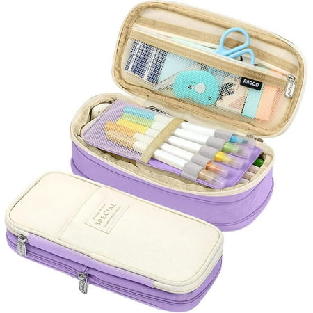 Large Pencil Case Pencil Pouch Can Expand Pencil Bag Big Capacity ...