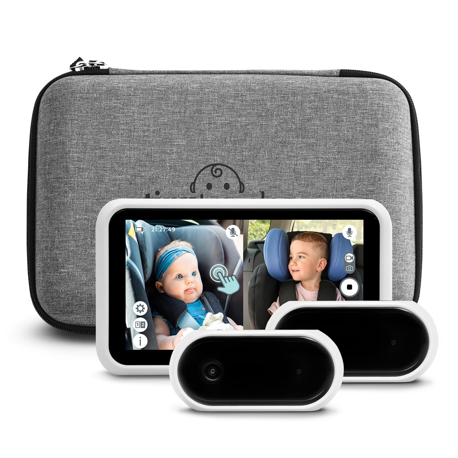 Tiny Traveler Baby Monitor Portable Baby Car Camera with Add-On Camera ...