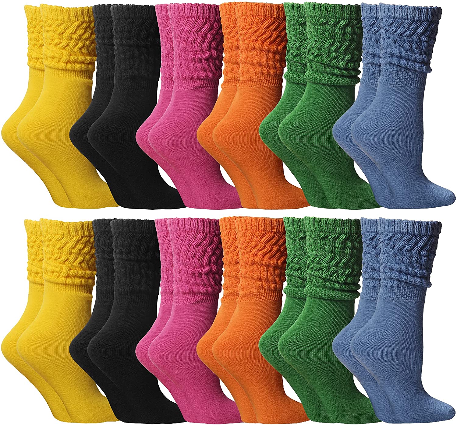 Yacht Smith Womens Cotton Slouch Socks Womens Knee High Boot Socks Yacht Smith Womens Cotton Slouch Socks Womens Knee High Boot Socks