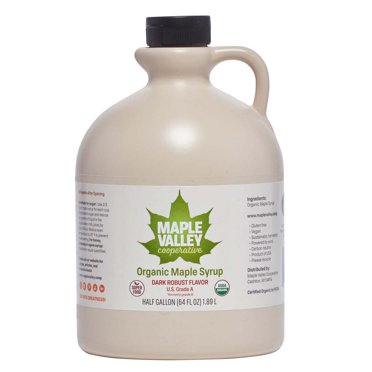 Organic Pure Maple Syrup, 33.8 oz - Walmart.com
