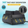 Hormy 18V 1.5A 50/60HZ Li-ion Battery Charger US Plug Replacement Fast ...