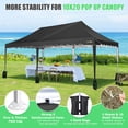 HOTEEL Canopy Tent 10X20 Pop Up Canopy,Outdoor Canopy with Wheeled Bag ...