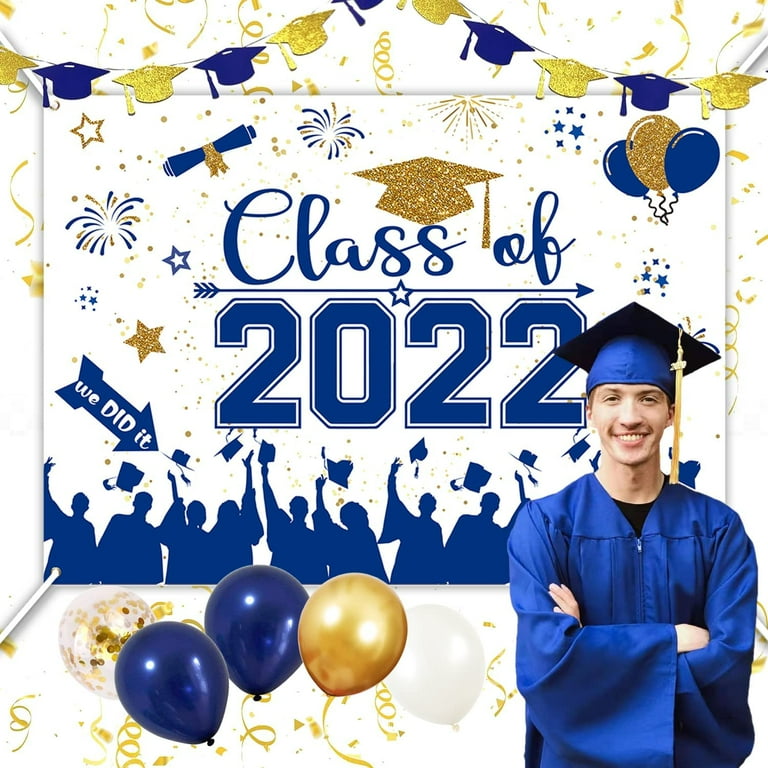 Graduating Class Of 2022 Backgrounds Blue
