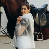 B Vertigo Remi Women's Equestrian Transparent Waterproof Rain Jacket ...