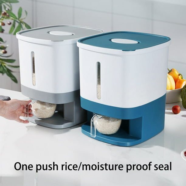 fastboy 10KG Rice Bucket Dispenser Sealed Grain Case Cereal Food ...