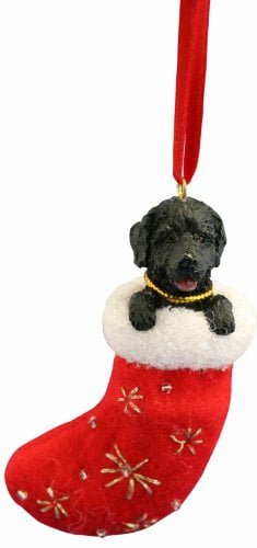 Newfoundland Christmas Stocking Ornament with "Santa's Little Pals ...