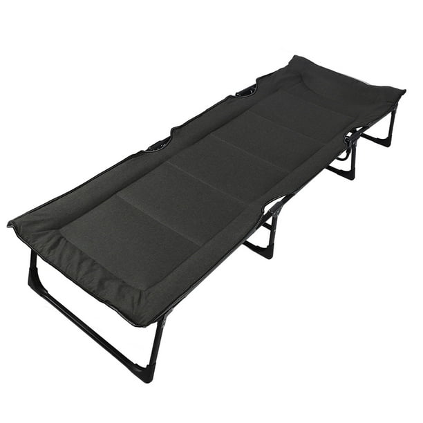 Folding Cot, Portable Camping Cot Adjustable Backrest for Beach ...