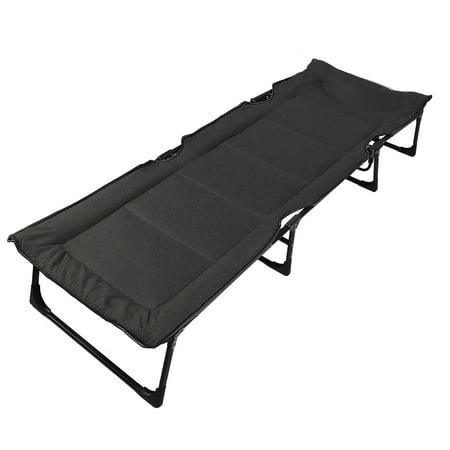 Folding Cot, Portable Camping Cot Adjustable Backrest for Beach ...