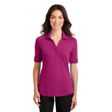 Port Authority Women's Silk Touch Performance Polo Shirt - L540 ...