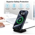 Samsung Wireless Charger 15W Fast Charging Stand, Desktop Phone Charger ...