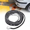 Tnarru Synthetic Winch Rope Car Towing Strap Portable 15M 8350lbs ...