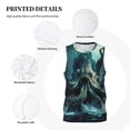 Basketball Jersey Athletic Sleeveless Tank Top Fitness Team Uniform ...