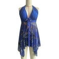 Danhjin Womens Plus Size Swim Dress Tummys Control Swimdress Cover Up