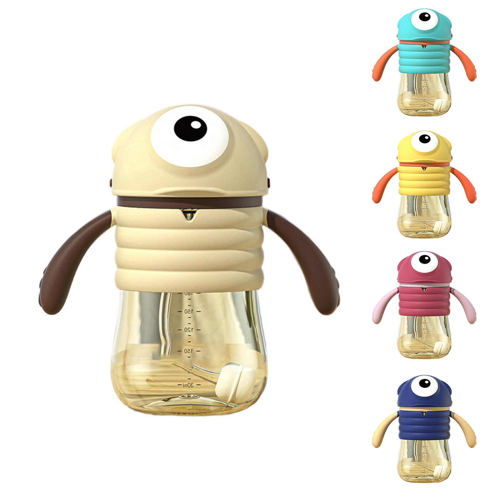 D-GROEE Straw Sippy Cup with Handles for Baby and Toddlers, 240ml ...