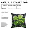 16"x16" Cushion Case Shamrock Lucky St Patricks Day Decorative Throw ...