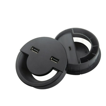 Desktop Grommet USB Cable Hole Charging Port Computer because it Hub ...